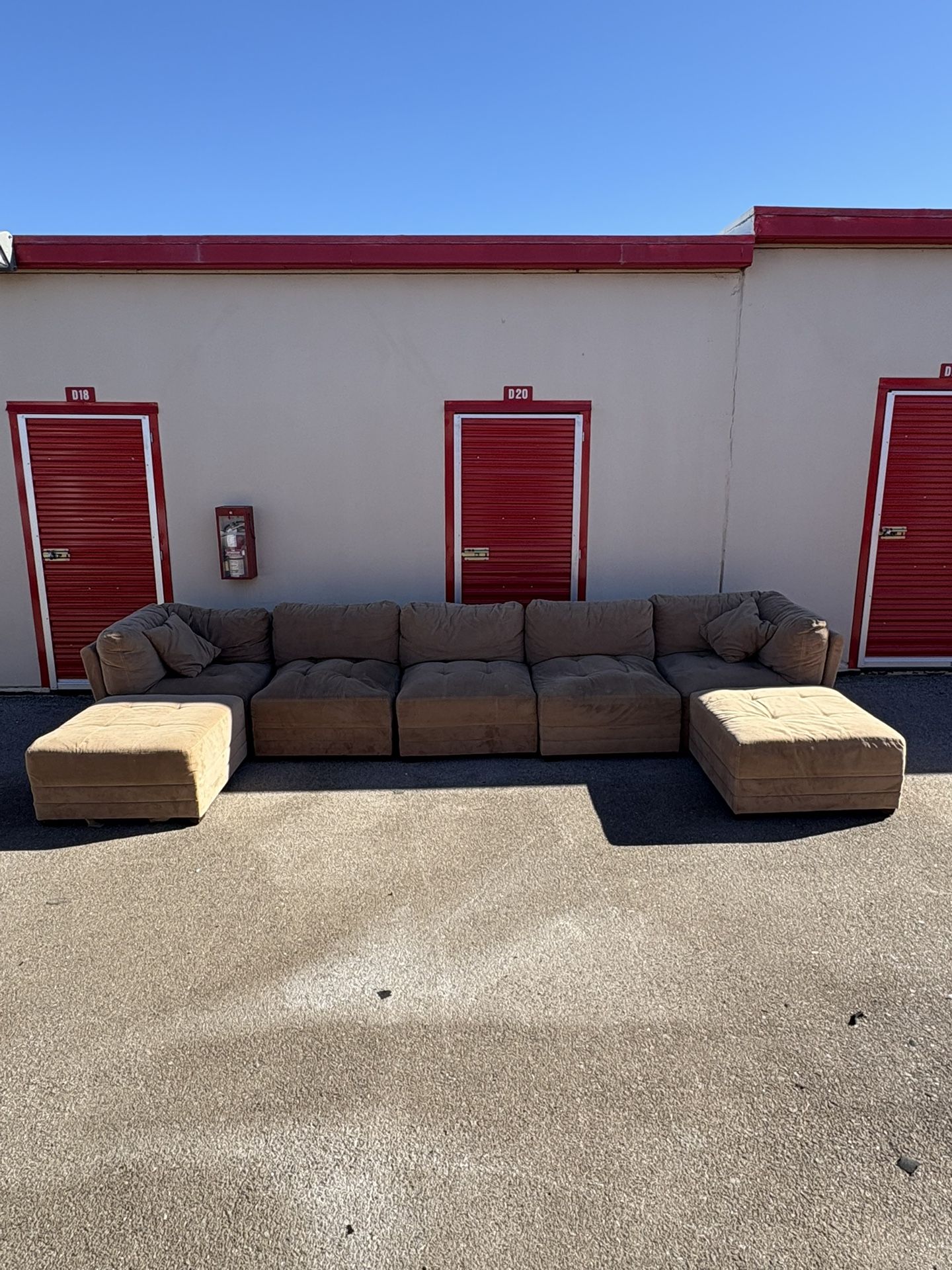 Large Clean Modular Sectional – $350 (Delivery Available for Sale in ...