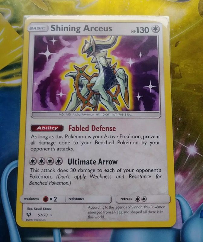 Pokemon Arceus Card Ex