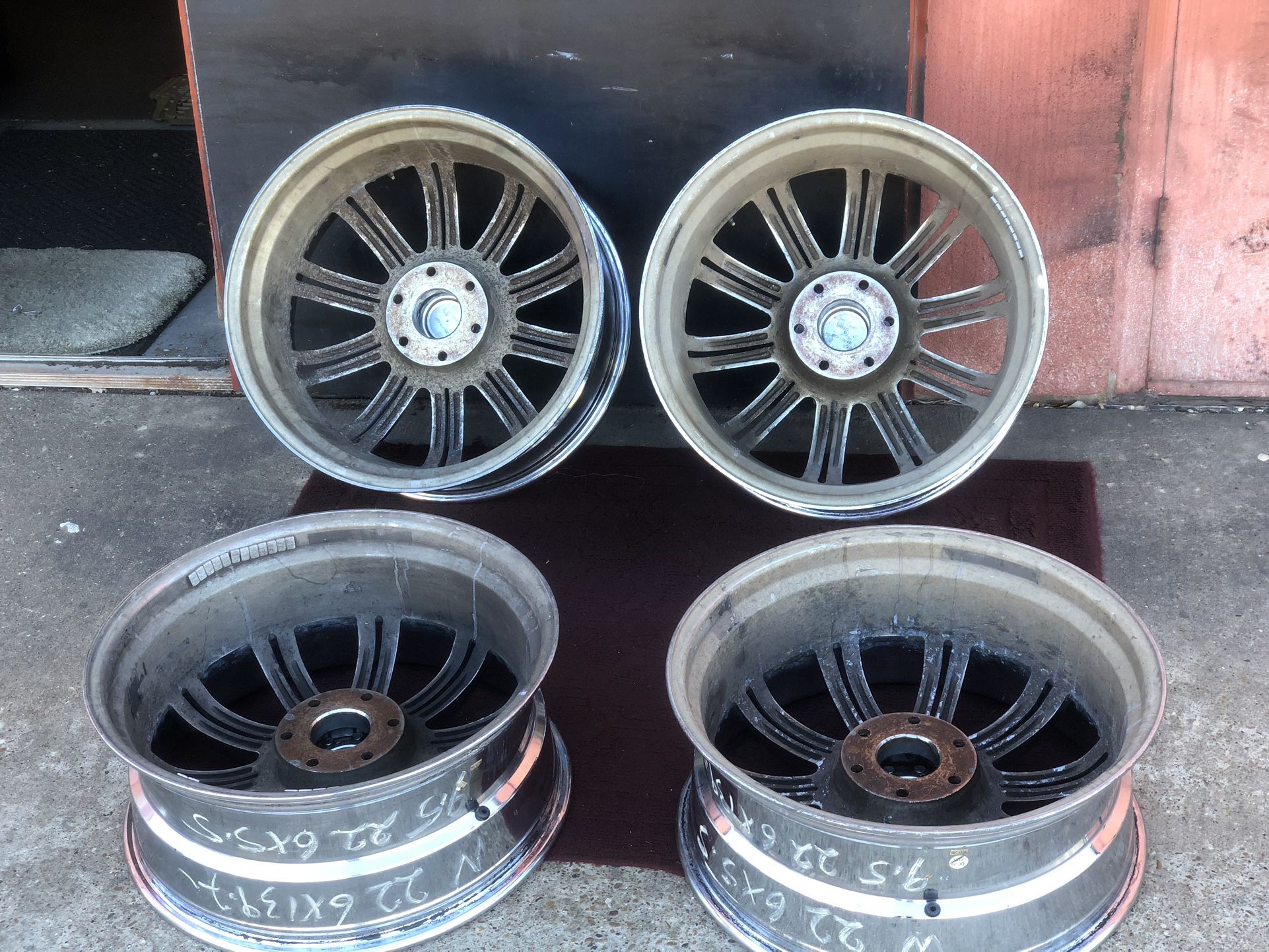 Chevy GMC Cadillac Dodge Nissan Infiniti Rims Wheels 22 Inch Chrome 6 ...