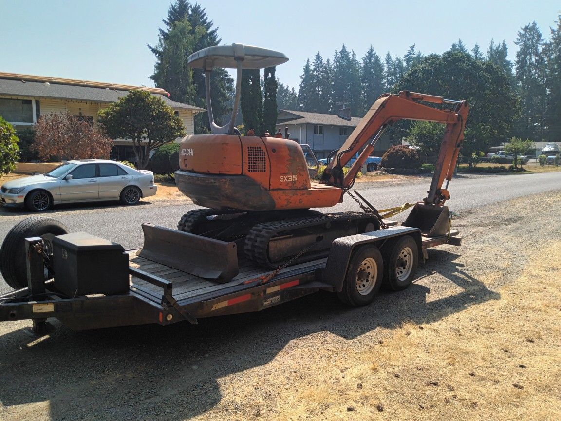Hitachi Ex35 Mini Excavator for Sale in Graham, WA - OfferUp