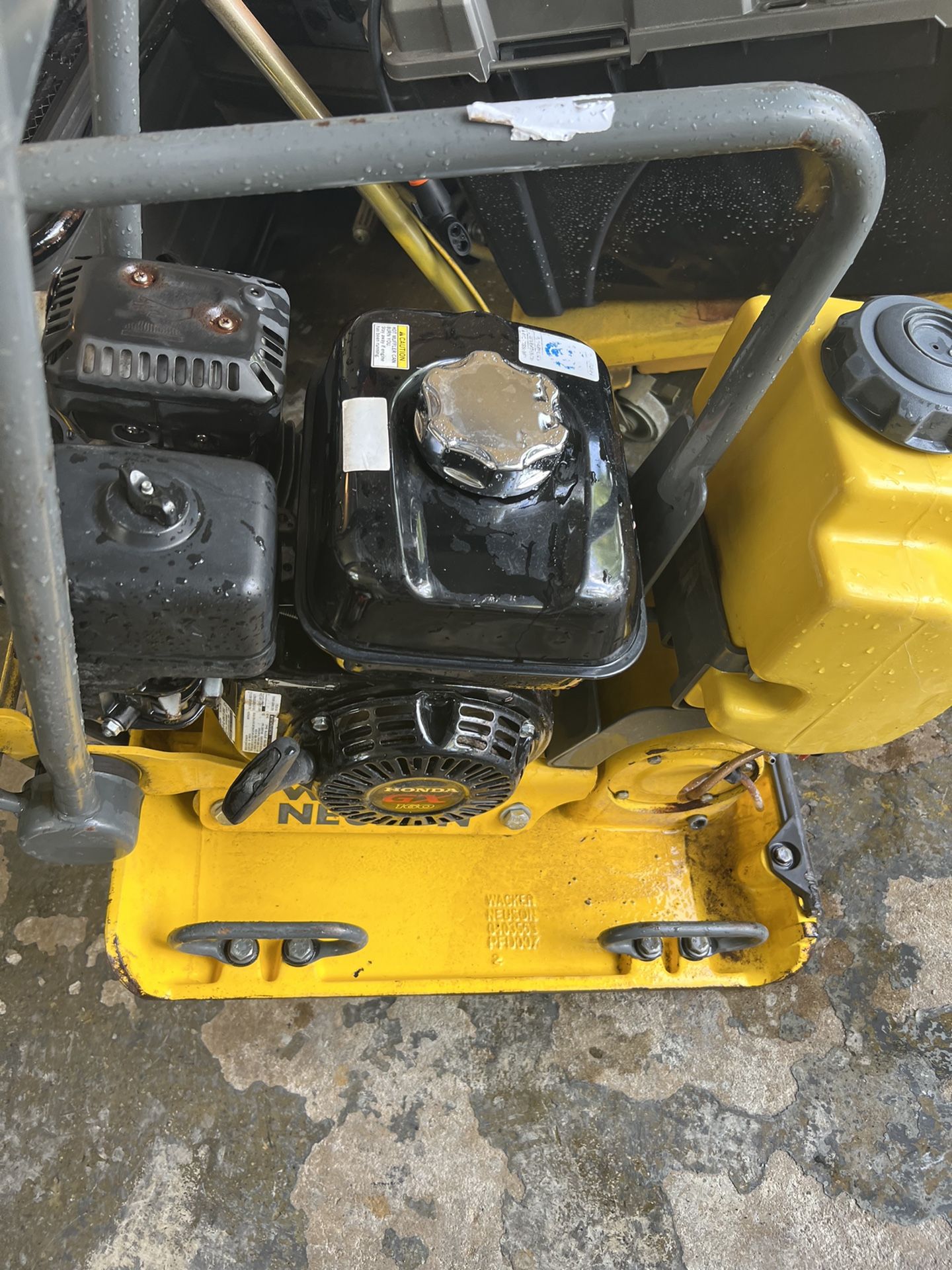 Wacker VP 1550 plate compactor in excellent condition no issues runs ...