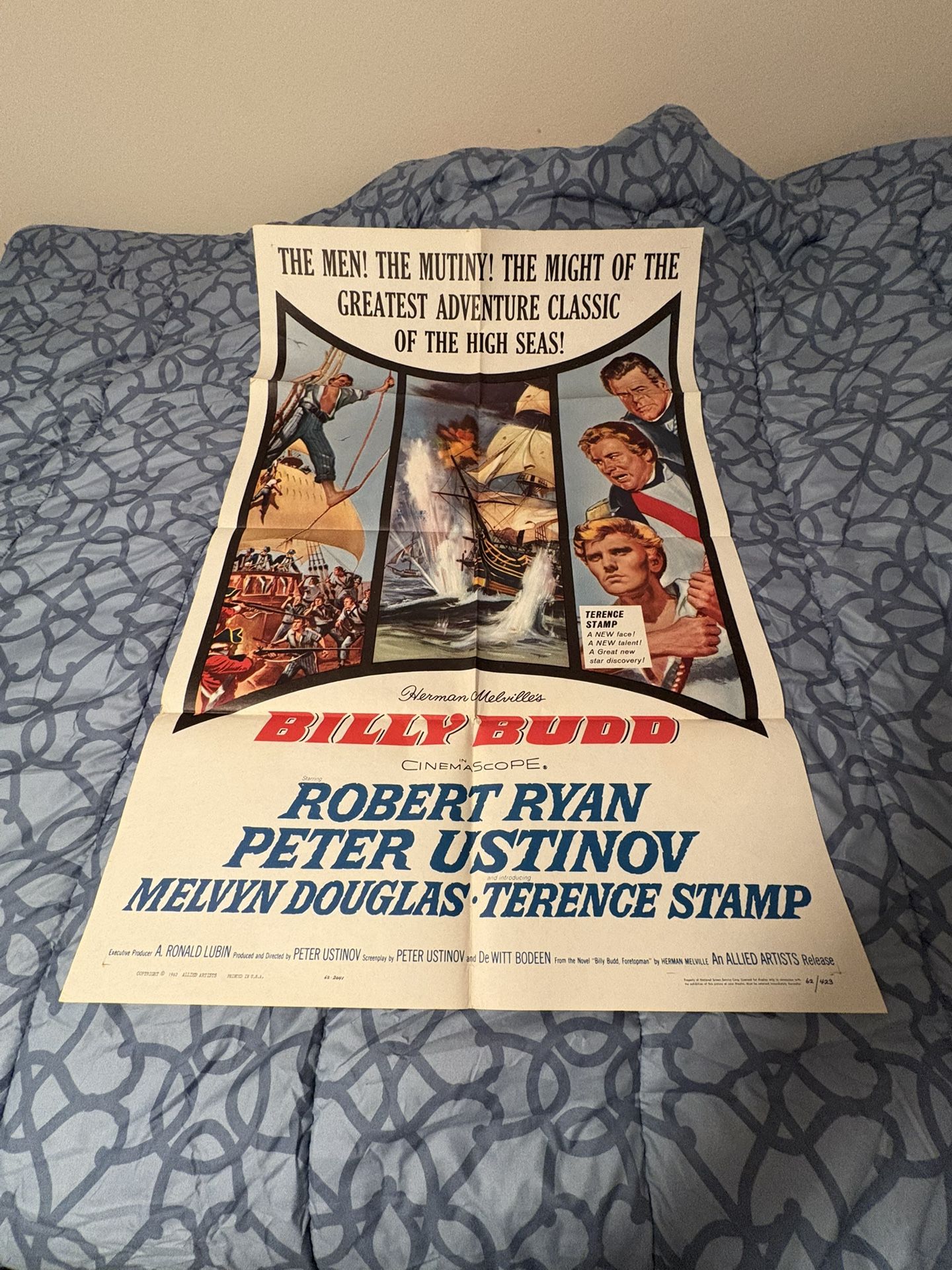 Billy Budd Original 27x41 Movie Poster for Sale in San Antonio, TX - OfferUp