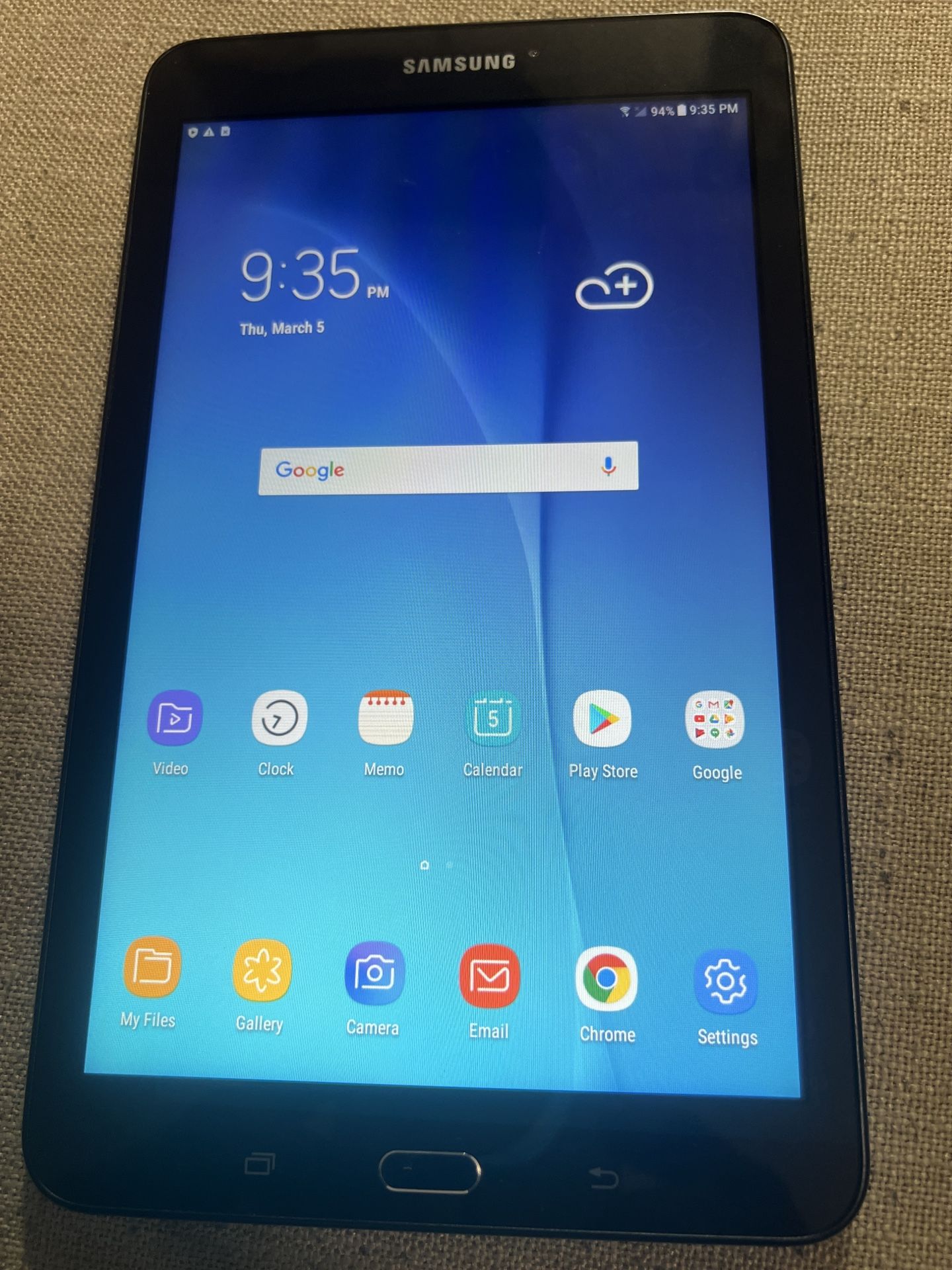 Samsung Galaxy Tablet SM-T377V 16gb with Cellular for Sale in Pompano ...