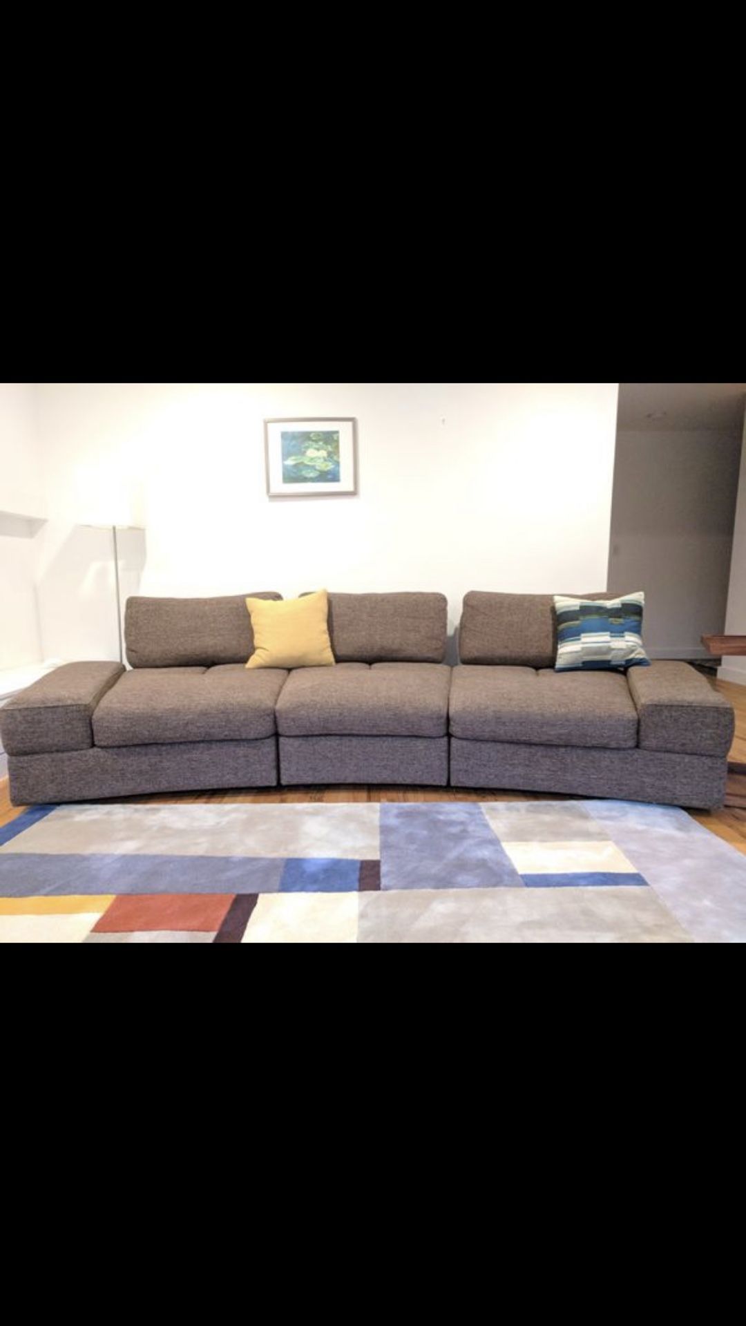 Like new Kasala Lissoni couch with adjustable depth for Sale in ...