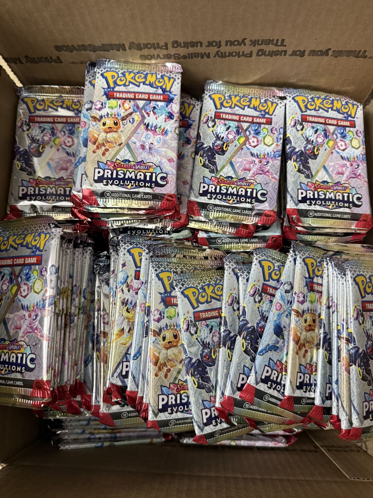 Prismatic Evolution Booster Packs X800 for Sale in Irwindale, CA - OfferUp