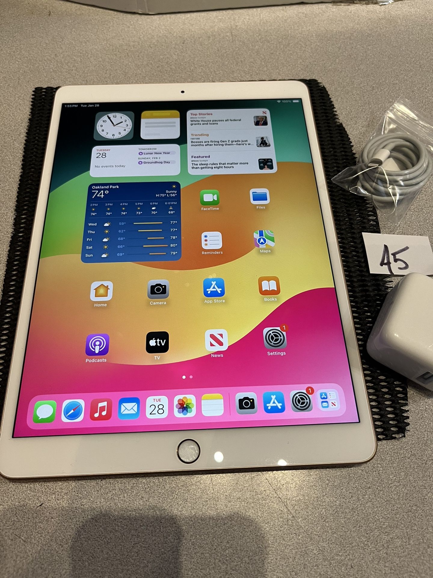 Apple iPad AIR 3rd Gen 32GB WiFi+ Cellular unlocked 10.5” iPad—Gold ...