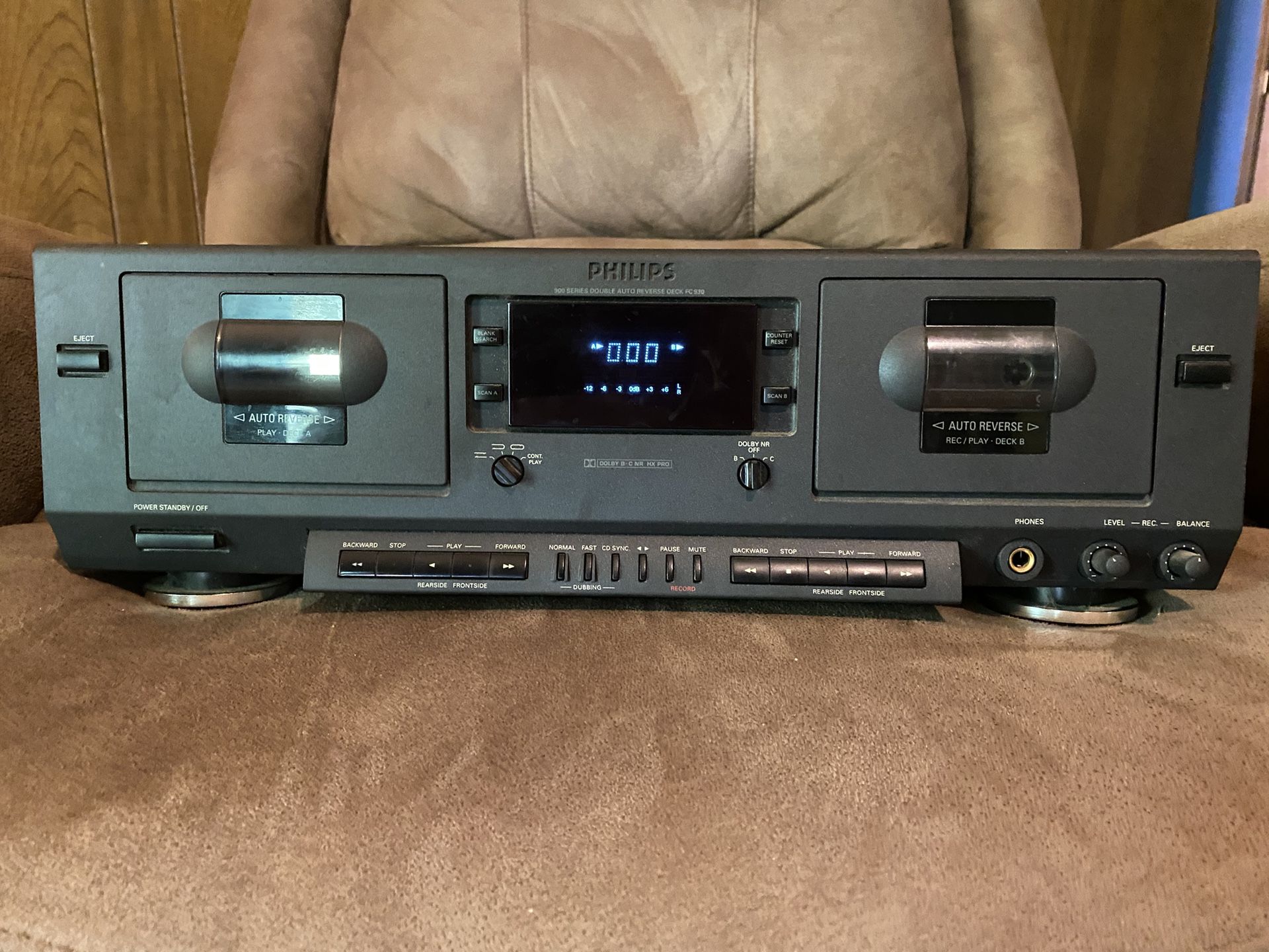 Philips 900 SERIES DOUBLE AUTO REVERSE DECK FC 930 for Sale in Broken ...