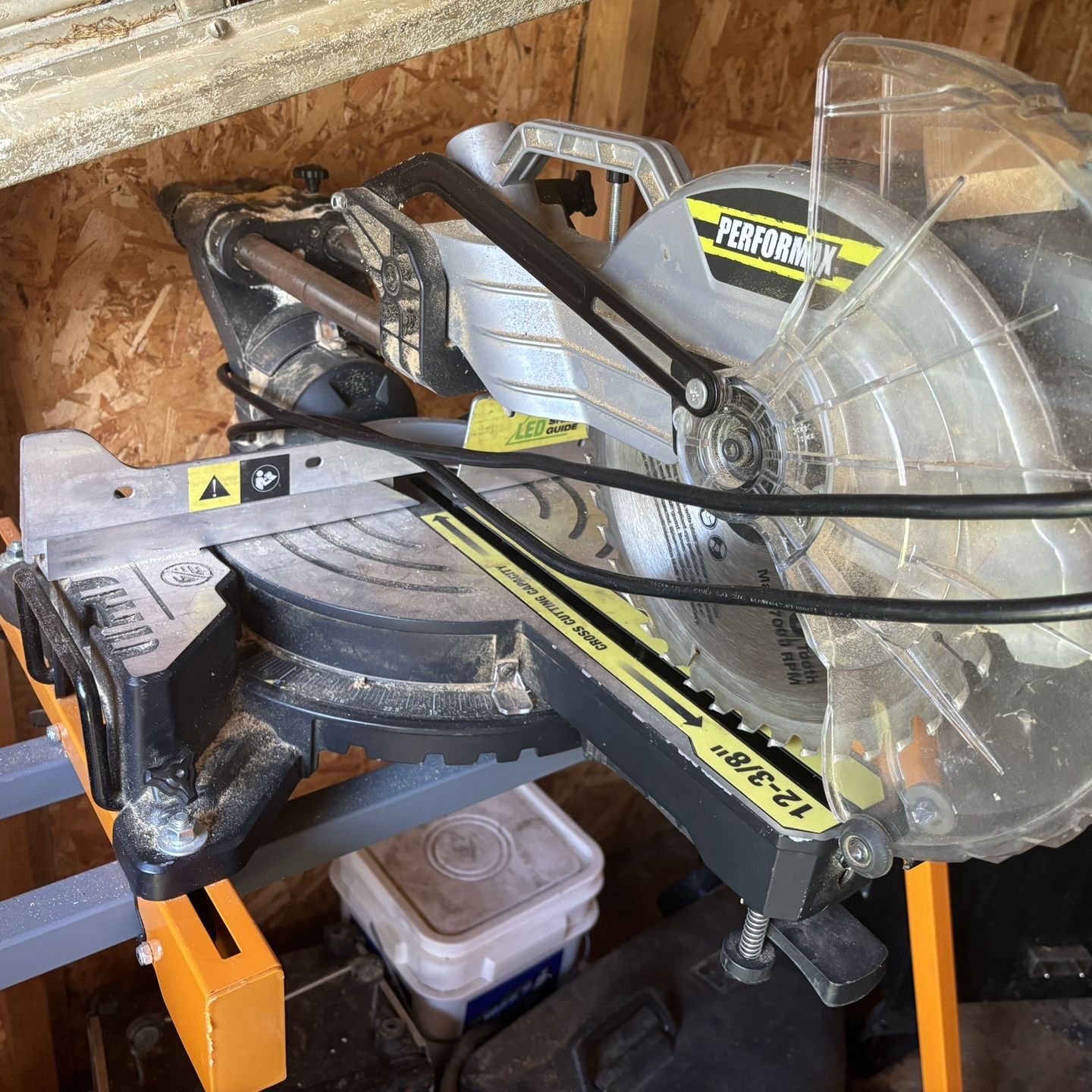 Performax 10 Inch Single Bevel Sliding Miter Saw With Stand for Sale in Miamisburg OH OfferUp