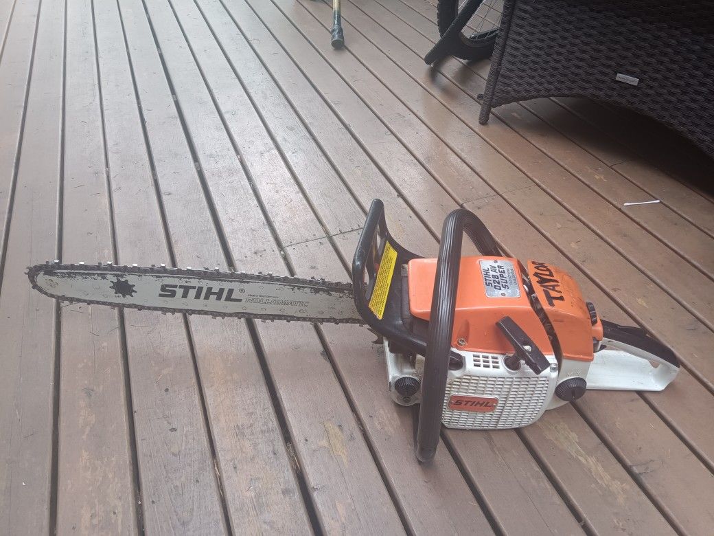 Stihl Chainsaw 028 AV Super Electronic Quick-Stop In Excellent ...