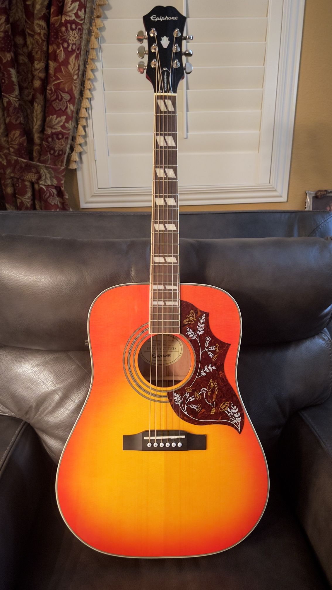 Epiphone Acoustic/Electric Guitar Hummingbird Pro F/C for Sale in ...