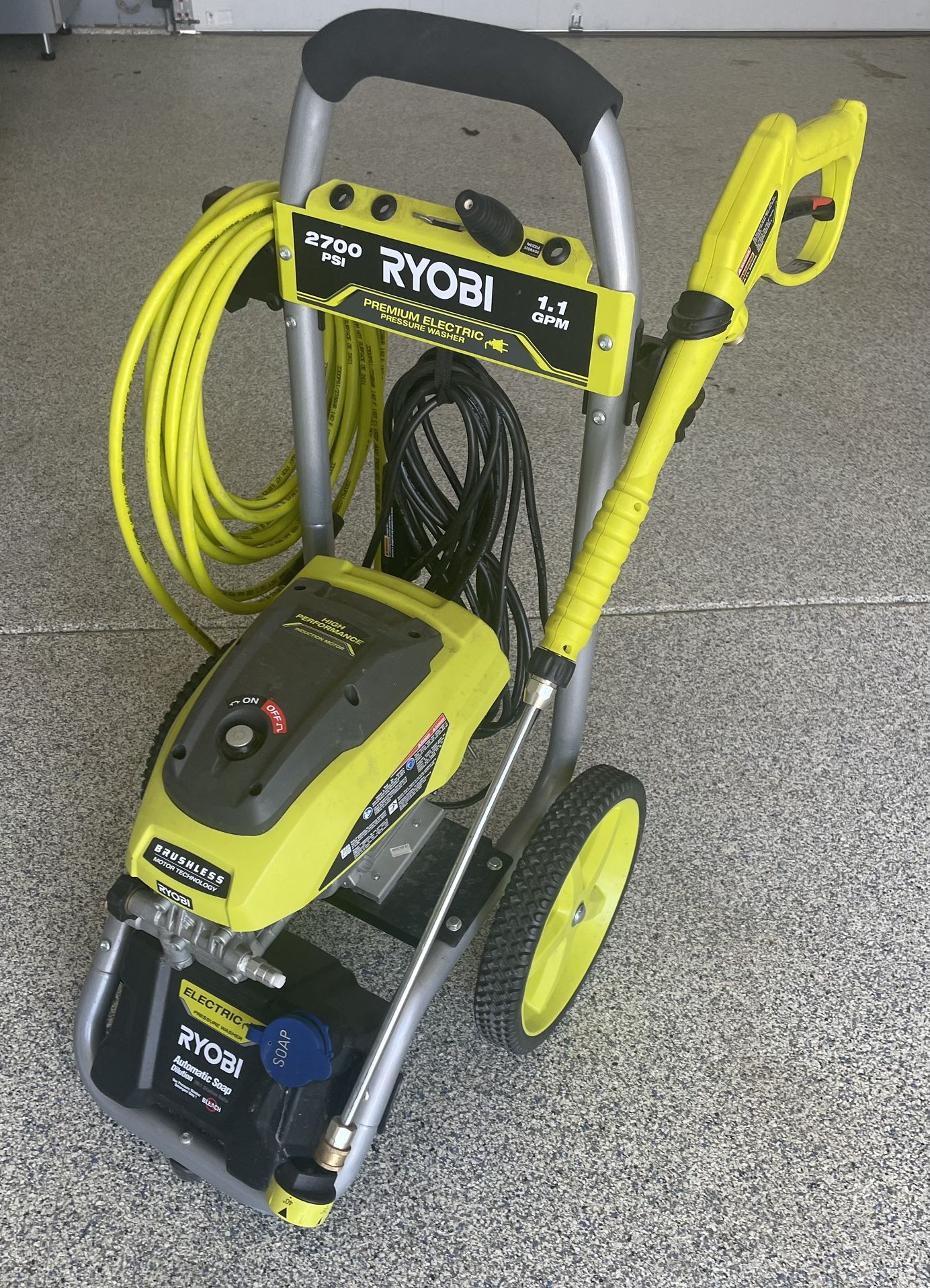 Ryobi 2700 Psi Pressure Washer
