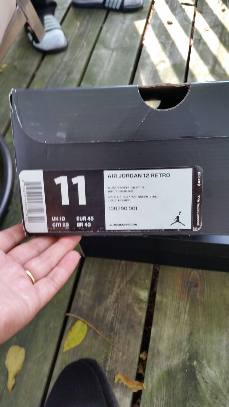 Jordan 11 Shoe Box