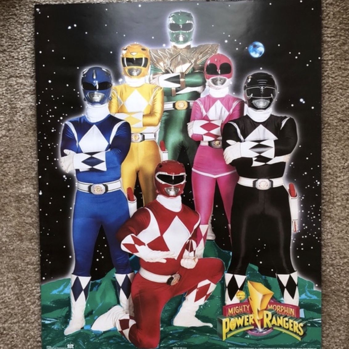 Mighty Morphin Power Rangers The Movie Poster