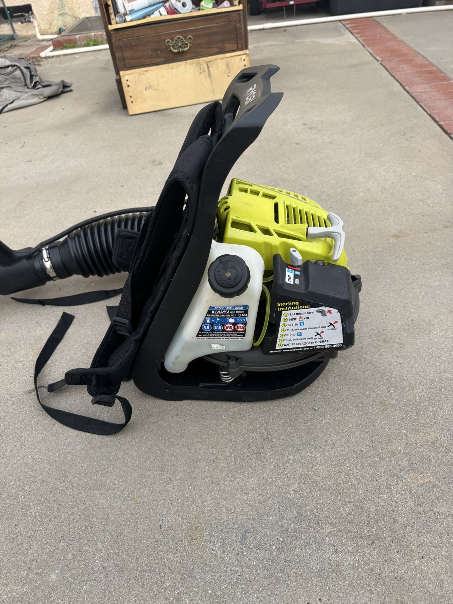 Ryobi BP42 Backpack blower for Sale in Los Angeles, CA - OfferUp