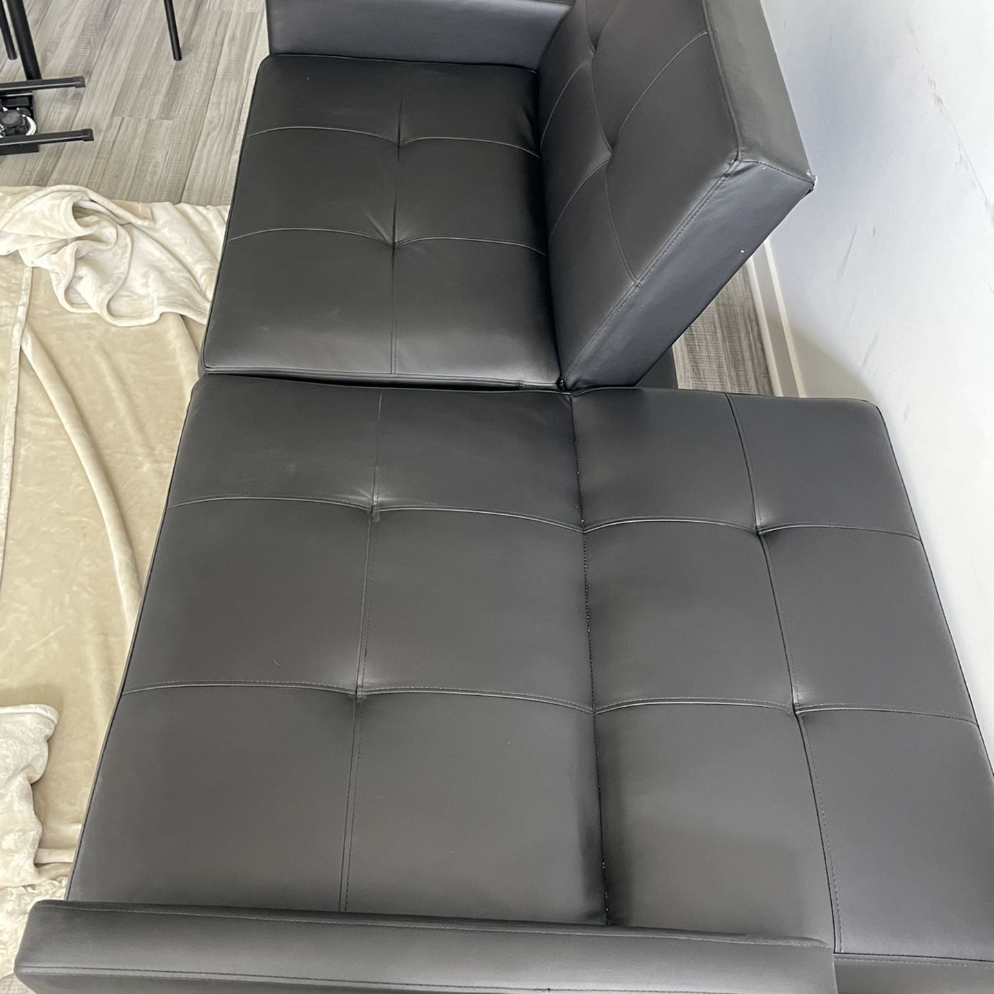 Benitez Twin 76 Wide Faux Leather Tufted Back Convertible Sofa Mercury Row Upholstery for Sale in Bloomfield NJ OfferUp