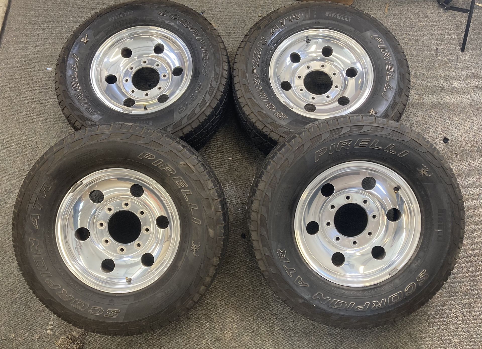 OEM 2004-2005 16” Factory Ford Excursion Wheels W/ Pirelli Tires for ...