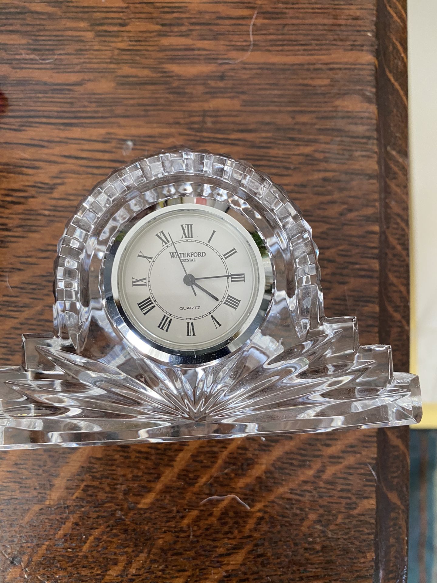 WATERFORD SMALL CRYSTAL CLOCK WORKS PERFECTLY for Sale in Hollywood, FL ...