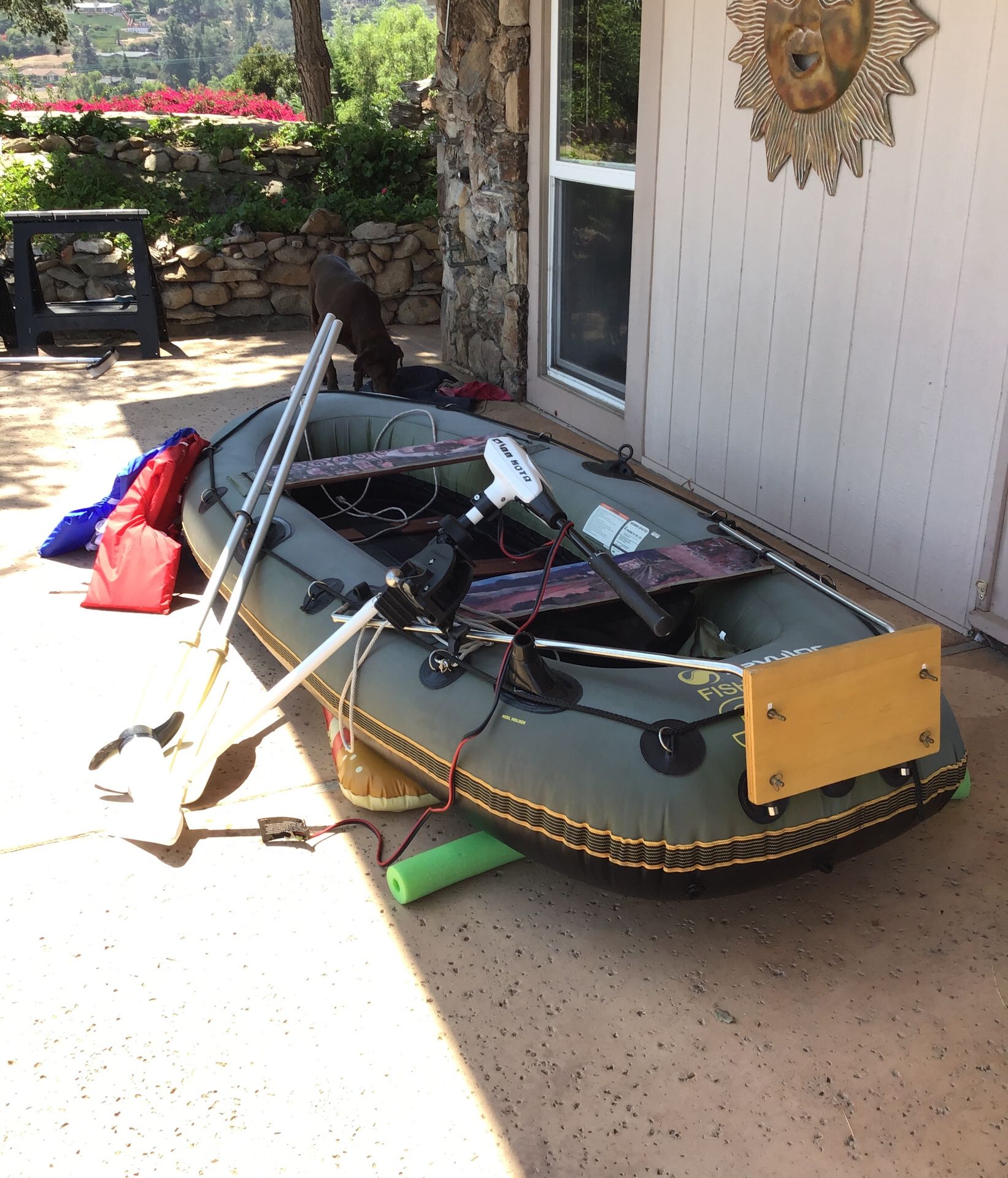 Sevylor Fish Master 325 Inflatable boat for fishing and water hunting ...