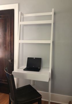 Crate and Barrel Sawyer White Leaning Desk for Sale in Royal Oak MI OfferUp