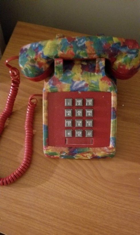 Colorful Push Button Landline w Matching Cord for Sale in White Plains ...