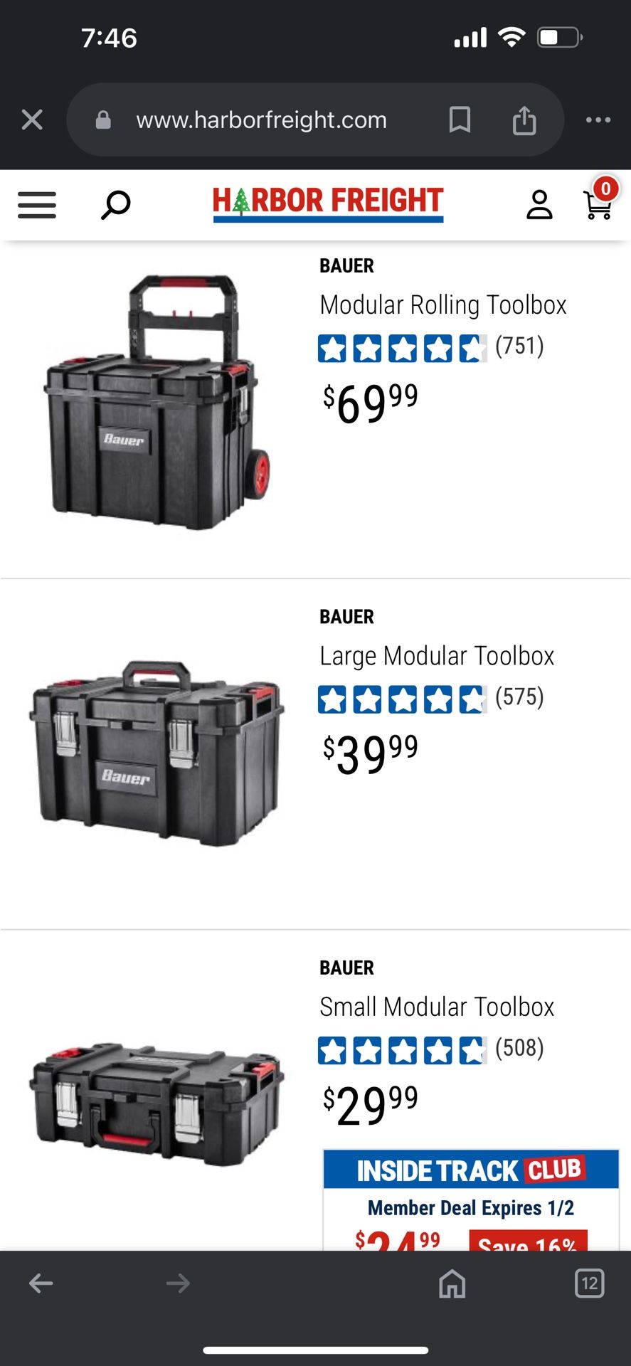 Bauer Tool Box Set for Sale in Riverside, CA - OfferUp