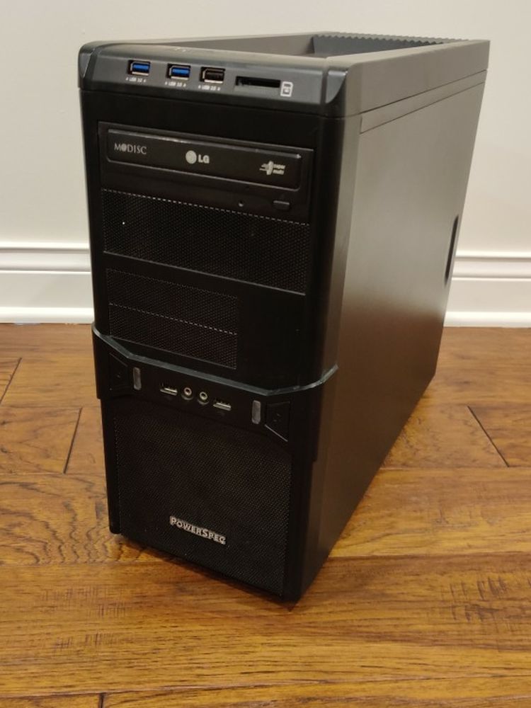 PowerSpec Micro ATX Desktop Case With 250W PSU for Sale in Orland Park ...