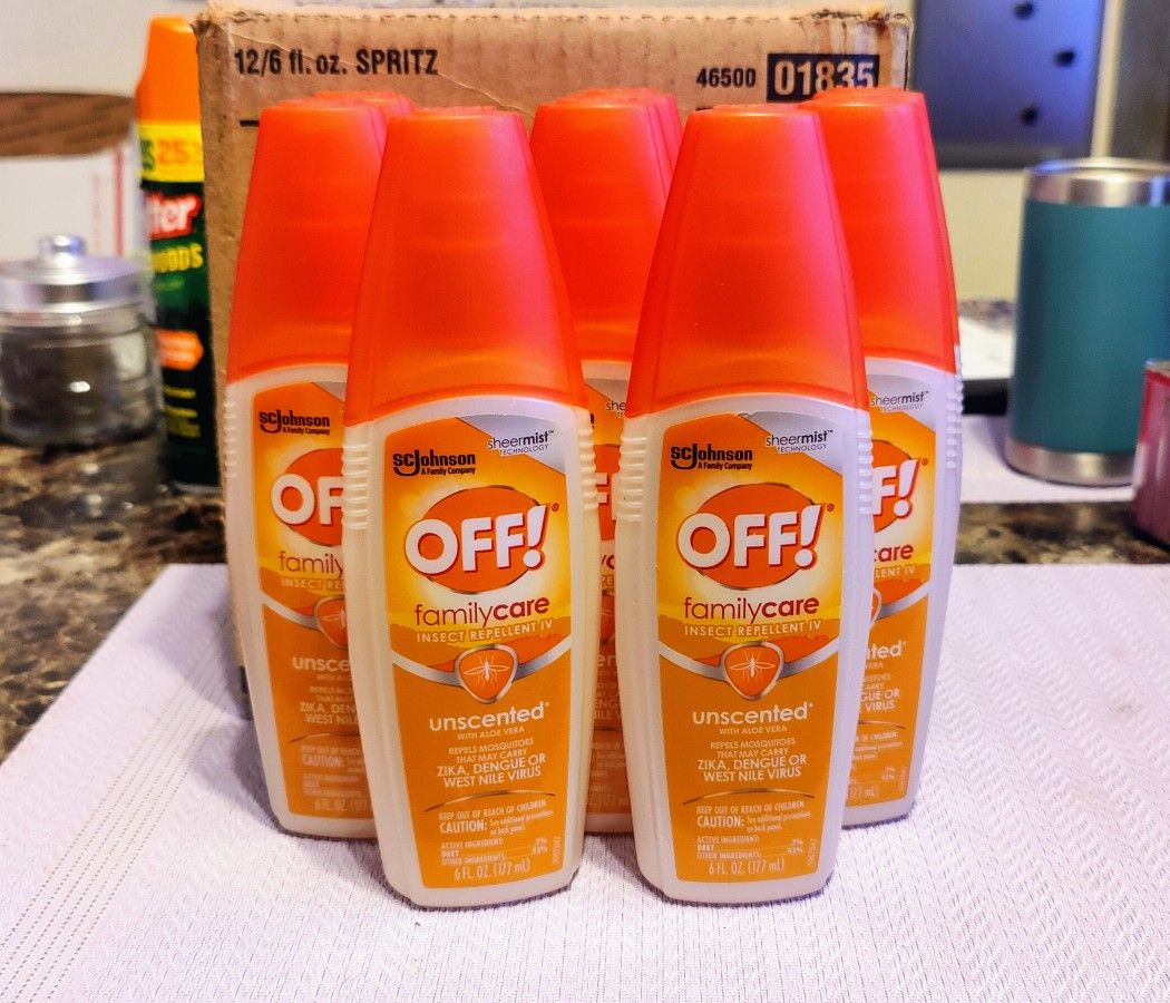 OFF! FamilyCare Insect & Mosquito Repellent Spritz, Unscented Bug spray ...