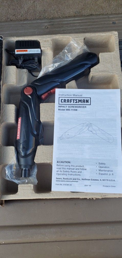 Craftsman 4.8 volt cordless screwdriver store