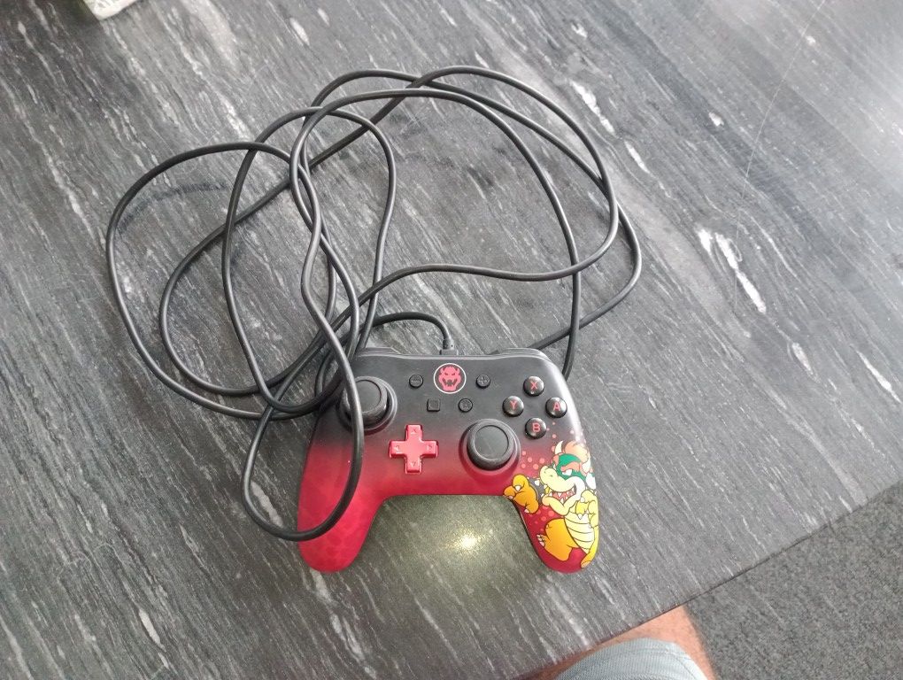 Nintendo Switch Pro Controller Red and Black Exclusive Bowser Design ...