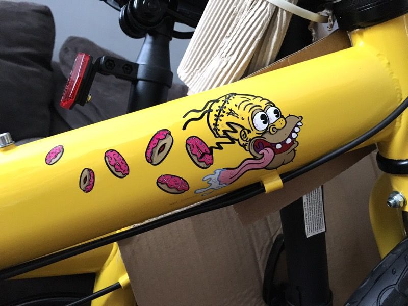 The Simpsons 25th Anniversary folding bike. for Sale in Los Angeles, CA ...