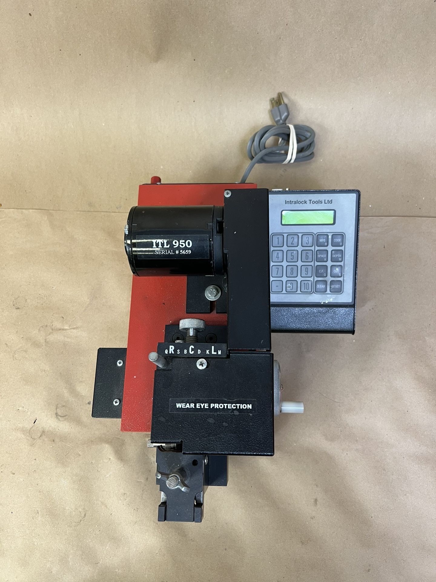 As Is Used ITL 950 Key making Machine Locksmith Equipment for Sale in ...