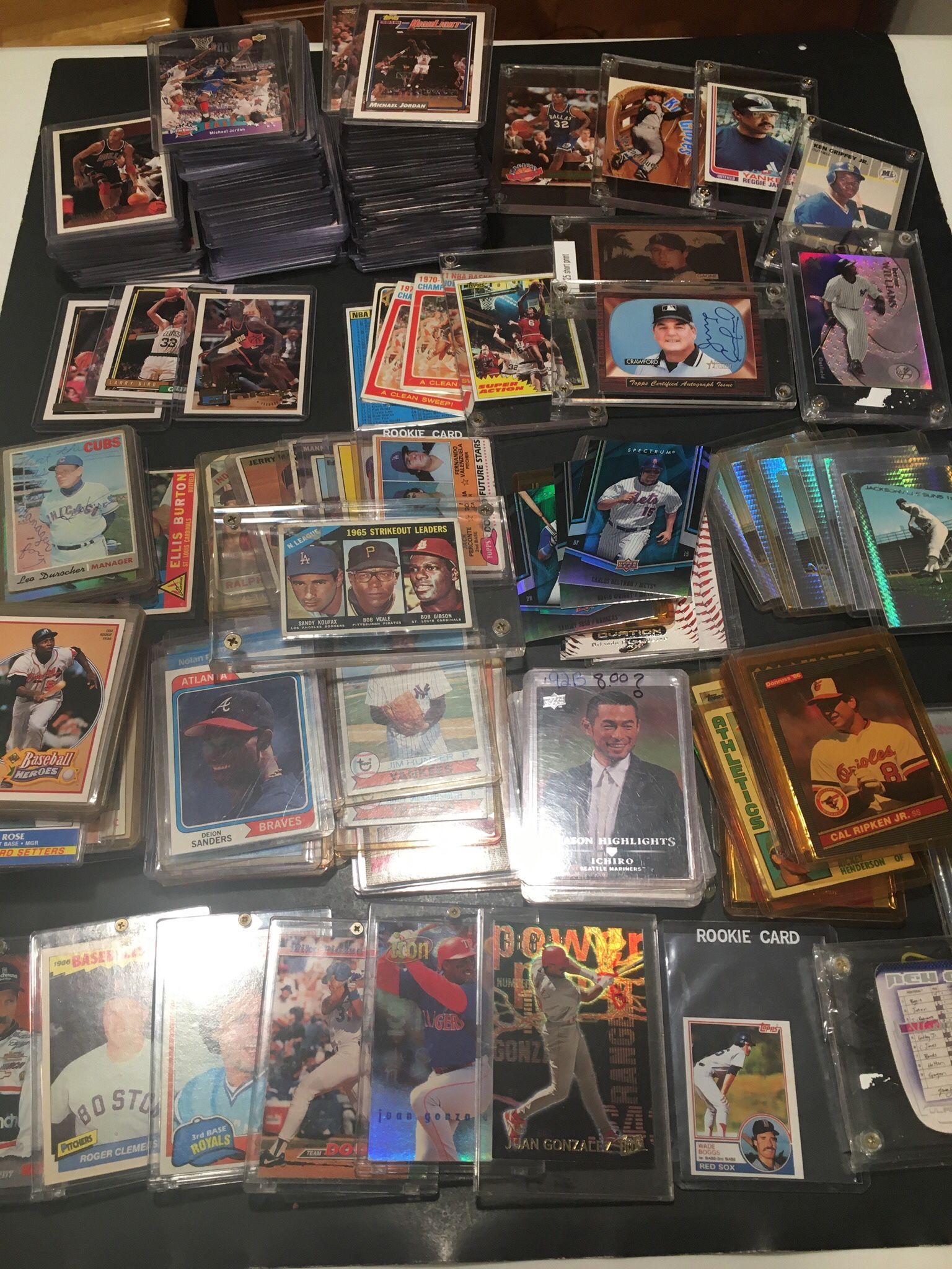 Baseball and basketball card collection for sale: 1960 To 2000s cards ...