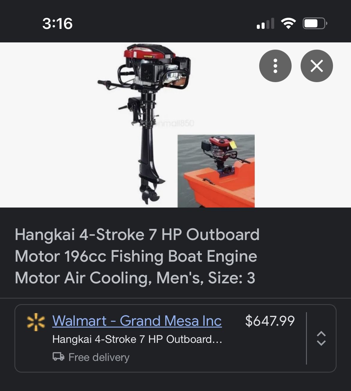 Hangkai Outboard Motor for Sale in Glendale, AZ - OfferUp