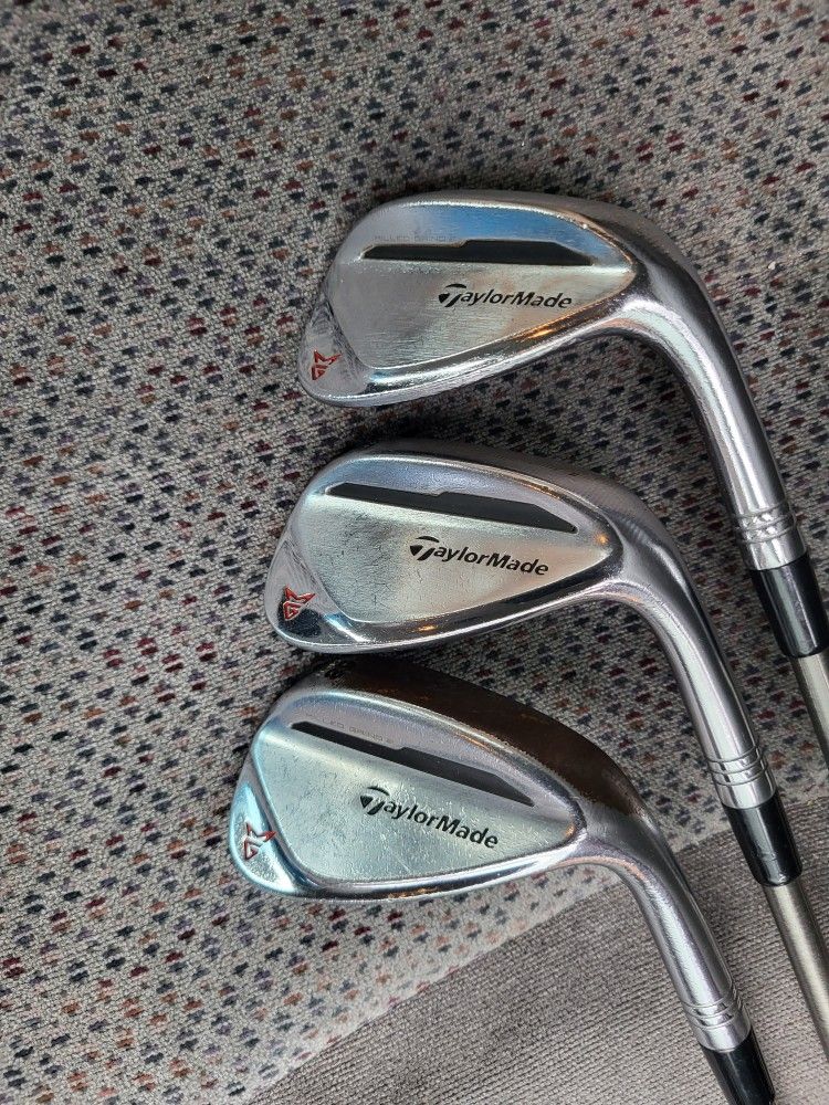 TaylorMade Milled Grind 2 50*, 54*,58* Wedge Set MG2 RAW - SteelFiber ...