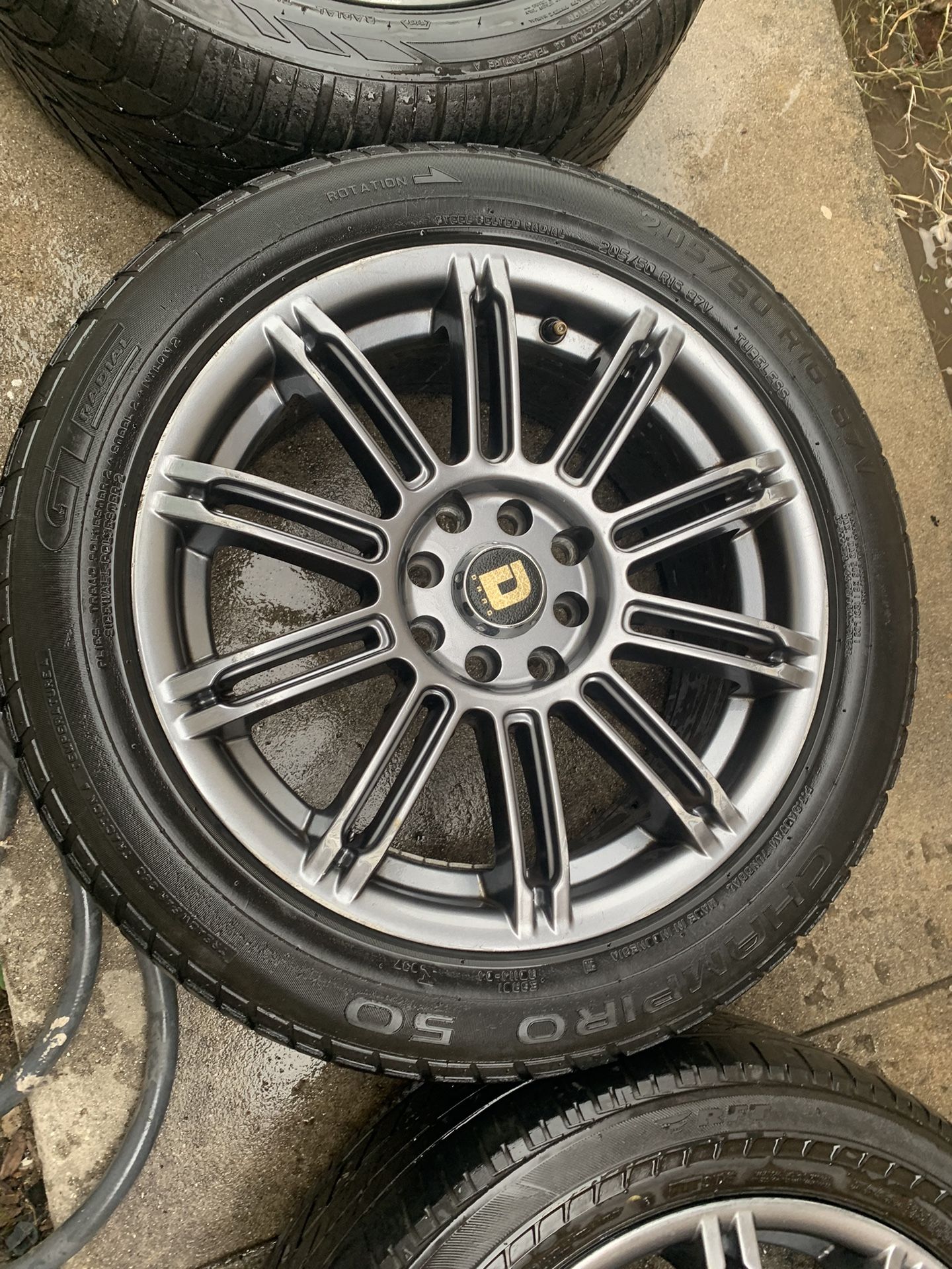 16” Inch DRAG DR62 4 Lug Universal racing rims for Sale in Montebello ...