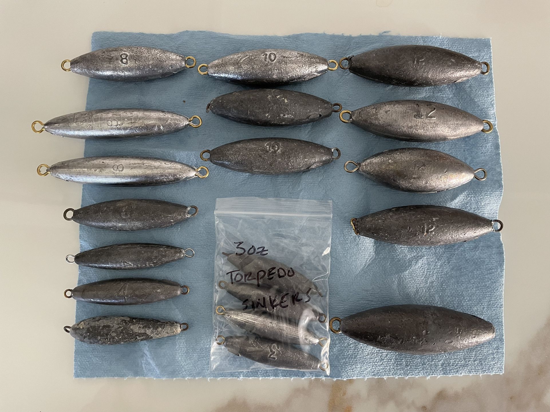 Lead Torpedo Fishing Weights Sinkers for Sale in Laguna Niguel, CA ...
