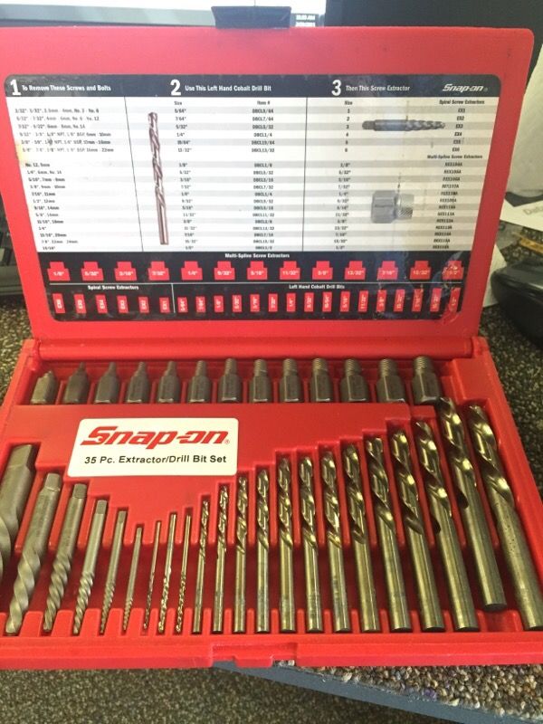 Snap-On EXD35 Drill Bit Set for Sale in Kannapolis, NC - OfferUp