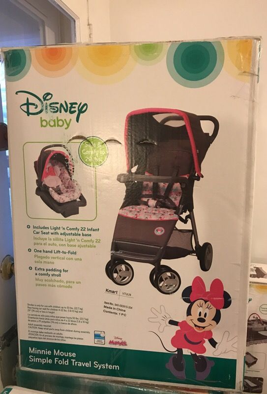 Minnie Mouse Stroller And Car Seat 1