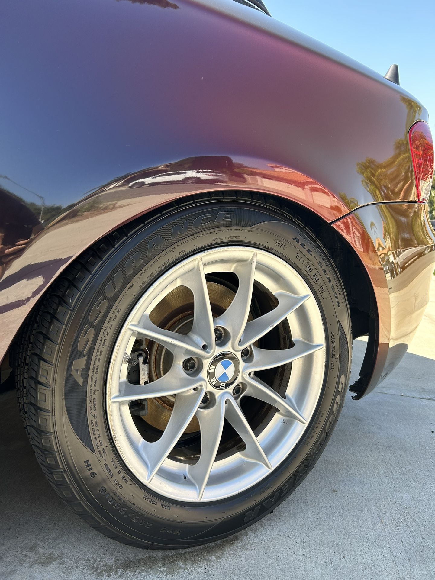 OEM BMW 16” Sport Package V Spoke Rims 205/55/r16 for Sale in Riverside ...