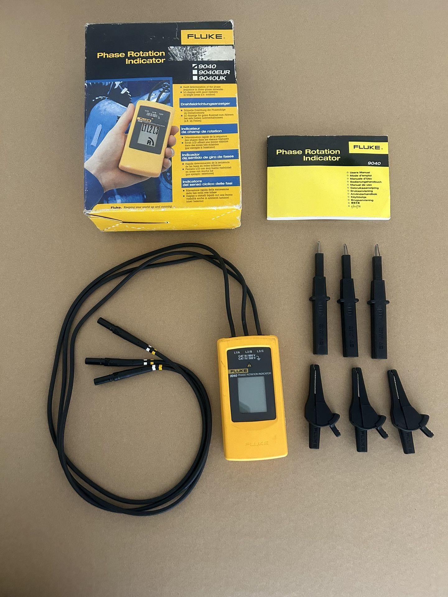 FLUKE 9040 PHASE ROTATION INDICATOR for Sale in Houston, TX - OfferUp