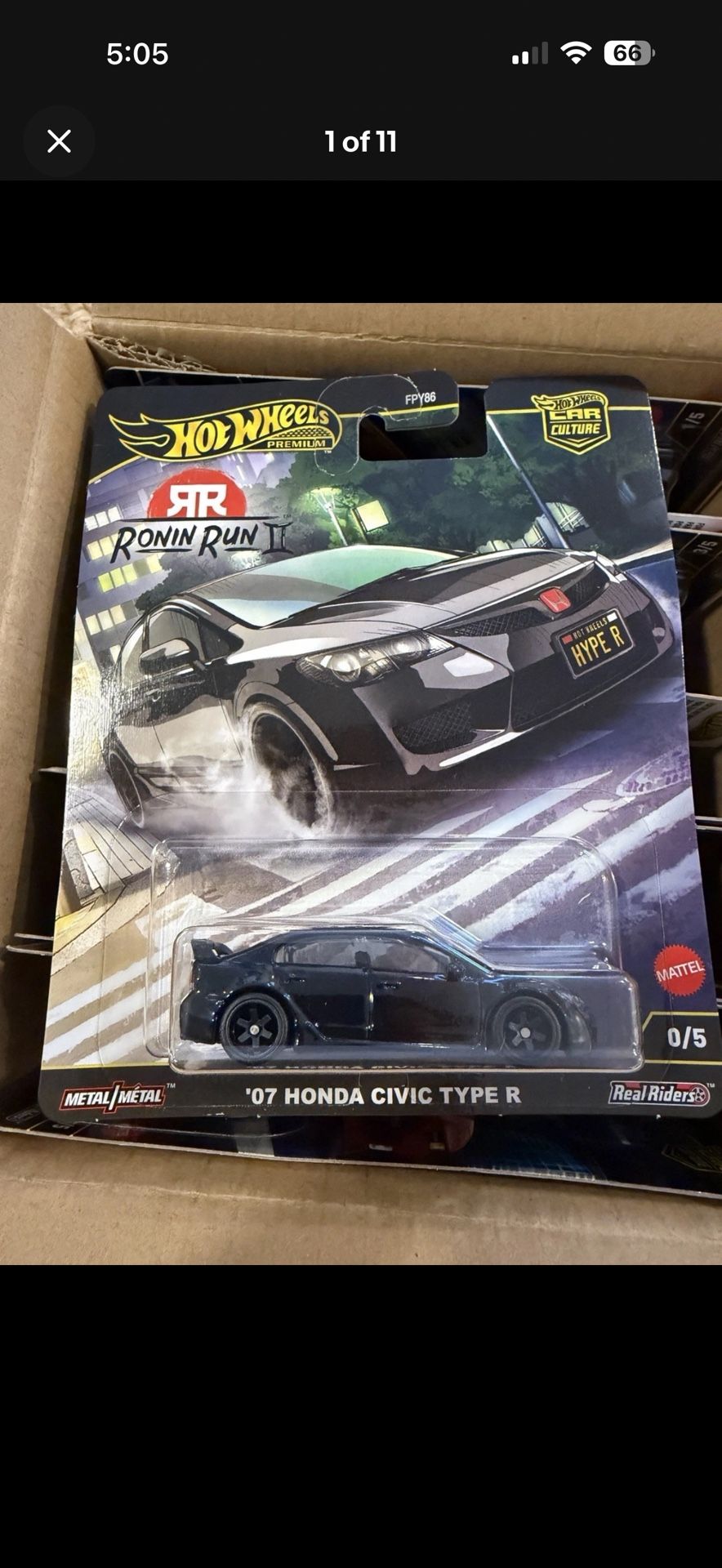 2 Sets Of 5 Cars Including CHASE. Hot Wheels Car Culture Ronin Run 2 ...