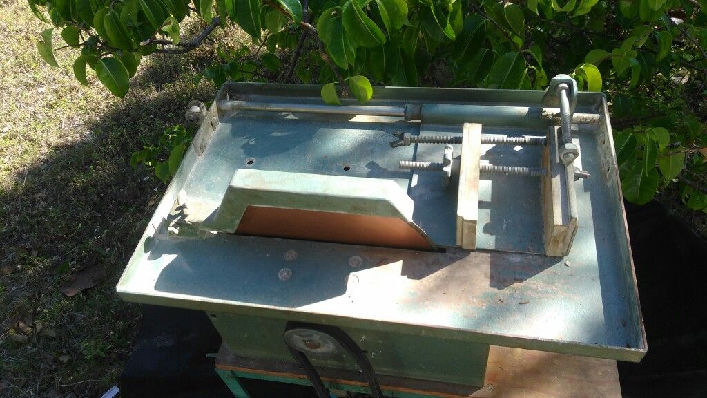 Raytech 10” slab saw : r/Lapidary