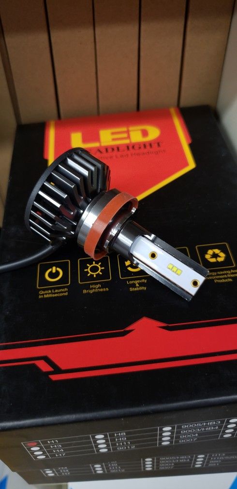 LED LUCES Light Bulbs For Headlight Car Truck SUV Pickup Chevy GMC Ford ...