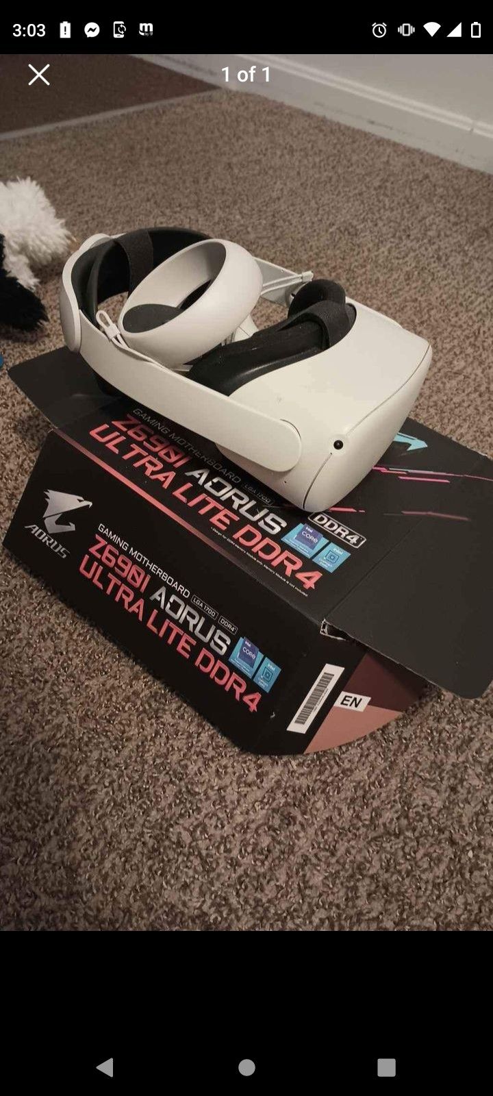 Quest 2 With Pro Strap Both Controllers Works Perfect for Sale in ...