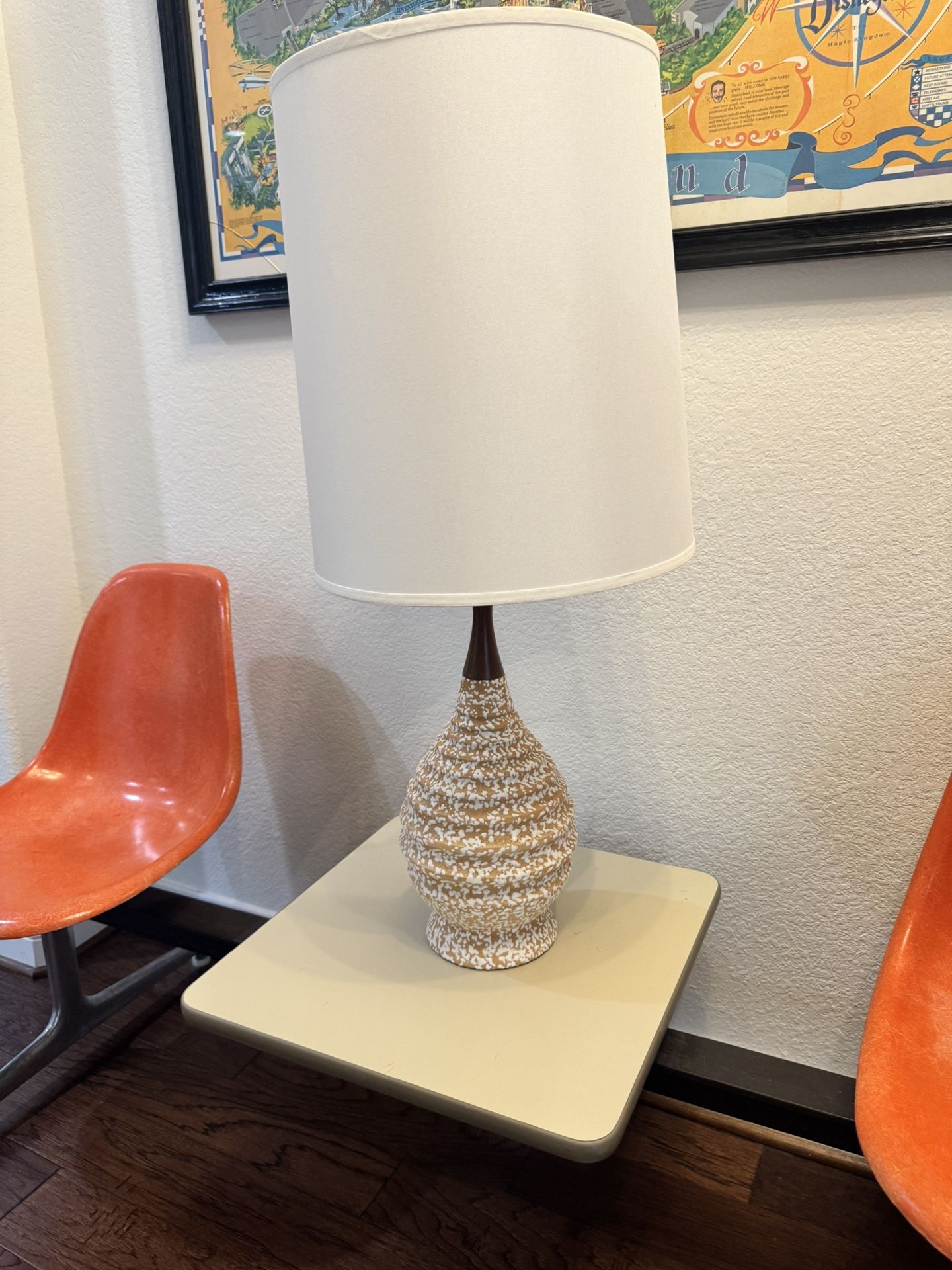 Mid Century Modern ceramic Lamps Matching Pair Retro MCM for Sale in ...