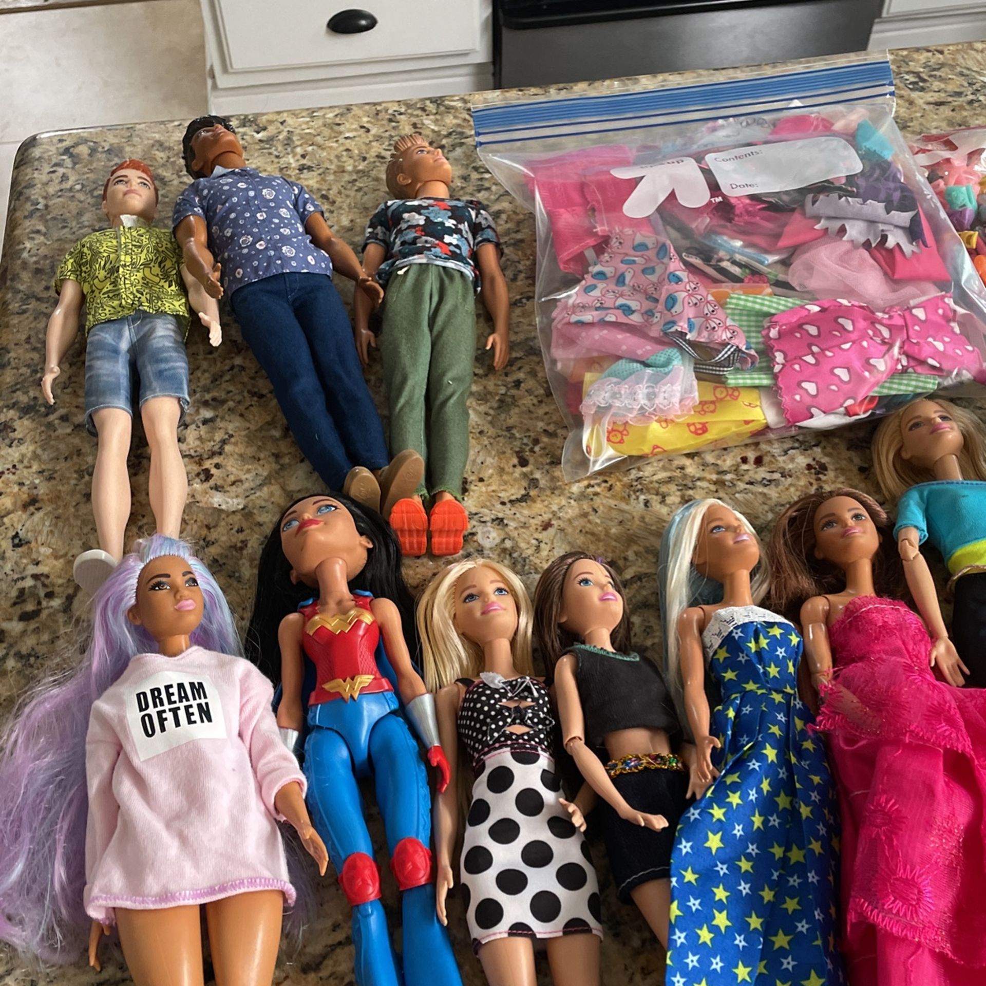 Pile Of Barbie Dolls