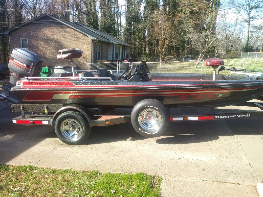 Ranger Bass Boat 150hp for Sale in Charlotte, NC - OfferUp