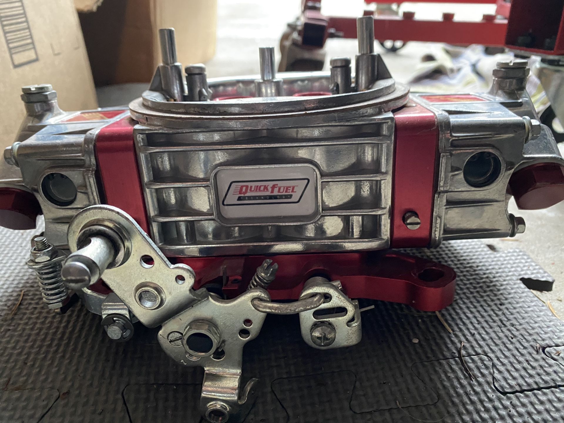 SBC Vortech V-1 supercharger kit w/ blow thru carb & intake manifold ...