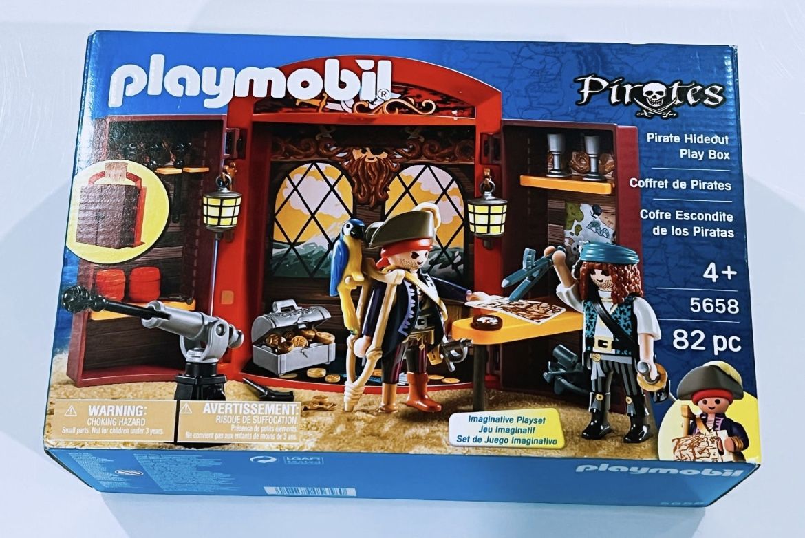 NEW factory sealed Playmobil Pirates Pirate Hideout Play Box Set #5658 ...