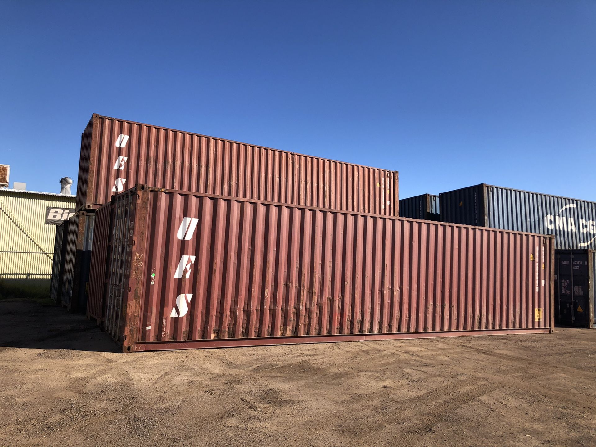 LOCAL 8x40 HIGH CUBE 9’6” extra tall shipping cargo container connex ...